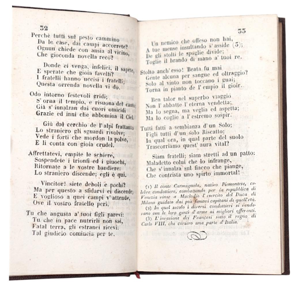 LIBRO POESIE LIRICHE, INNI SACRI ED ODI DI ALESSANDRO MANZONI. INNI DI ...